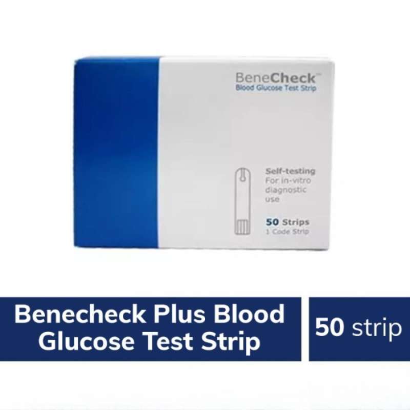 Promo Benecheck Plus Test Plus Glucose / Strip Benechek Plus Gula ...
