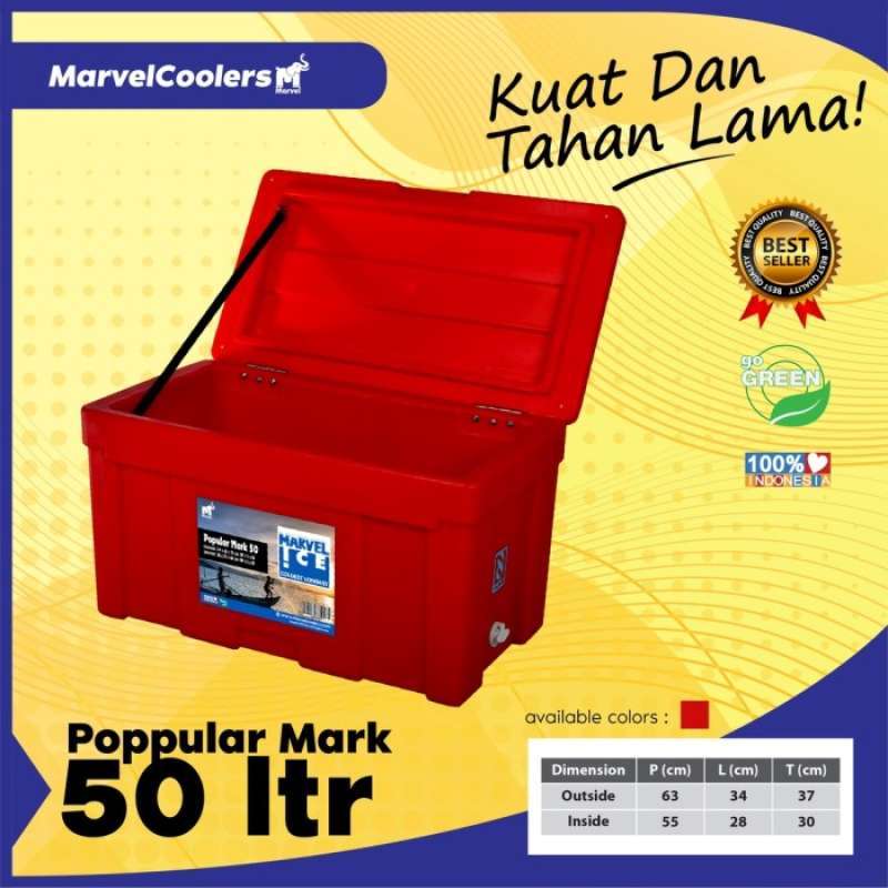 Promo Cooler Box 50 L / Marvel Cool Es Batu Kristal Mancing Marina ...