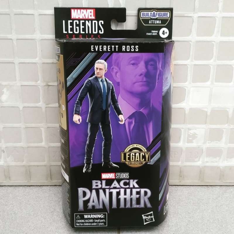 Promo MARVEL LEGENDS EVERETT ROSS NO BAF ATTUMA BLACK PANTHER WAKANDA ...