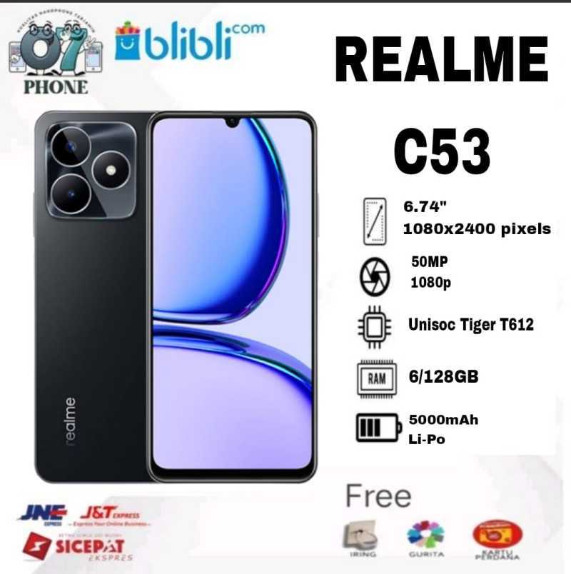 Jual Realme C53 6/128gb (ram 6gb Dan Internal 128gb) Garansi Resmi Indonesia - Gold Di Seller ...