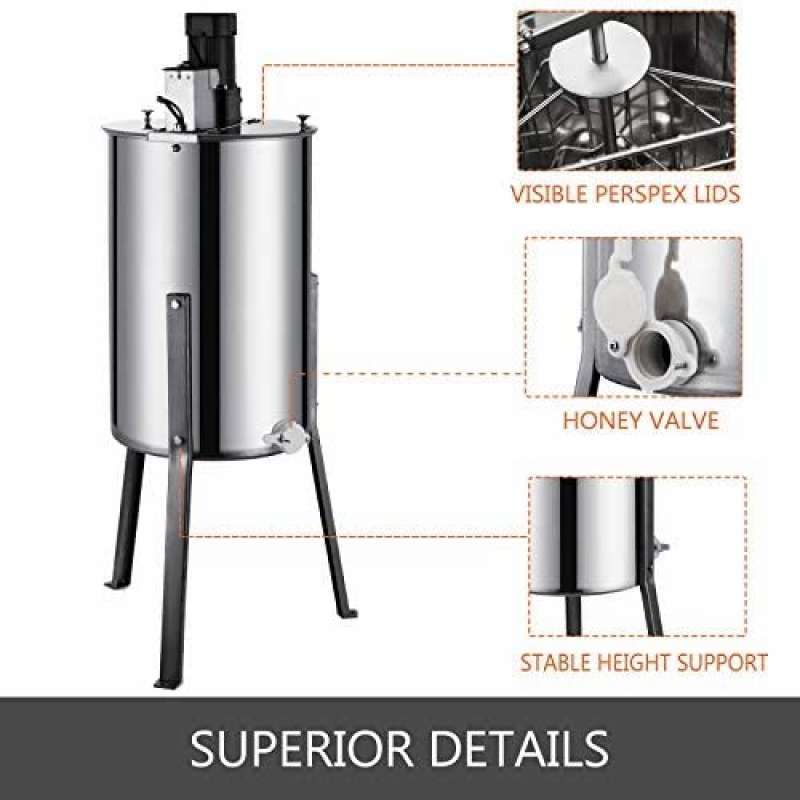 Promo Mesin Peras Madu Honey Extractor Electric 3 Frames Stainless ...