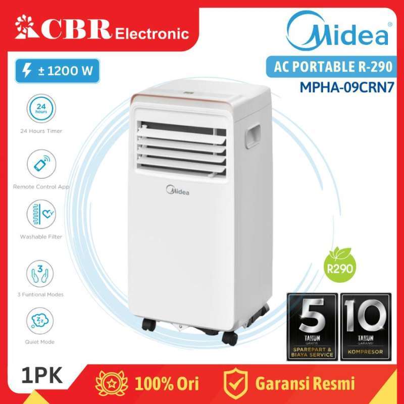 Jual AC PORTABLE MIDEA 1PK MPHA-09CRN7 / R290 di Seller CBR Nagoya Hill ...