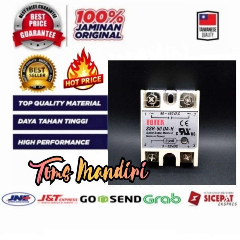 Promo Solid State Relay Fotek Ssr-50da-h / Ssr 50dah 50 Amper Diskon 23% Di Seller Berkah Mulia ...