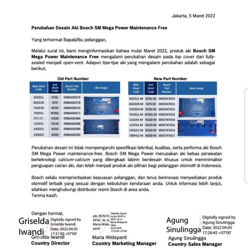 Promo New Aki Mobil Bosch Mf N120 ( 120 Ah ) Diskon 5% Di Seller Gasta ...