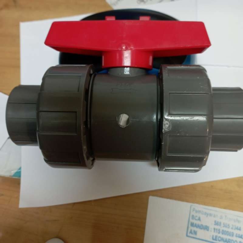 Promo ball valeve pvc tru'union soket/polos 1-1/2 inchi Diskon 23% di ...