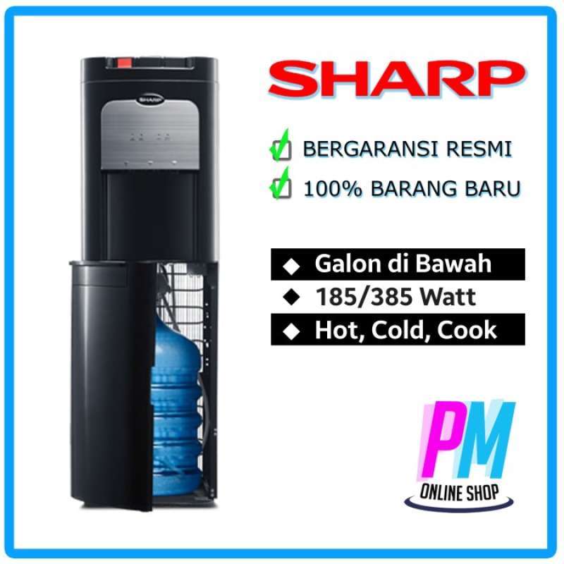 Promo Water Dispenser Swd-72ehl-bk Stainless Steel Bottom Loading ...