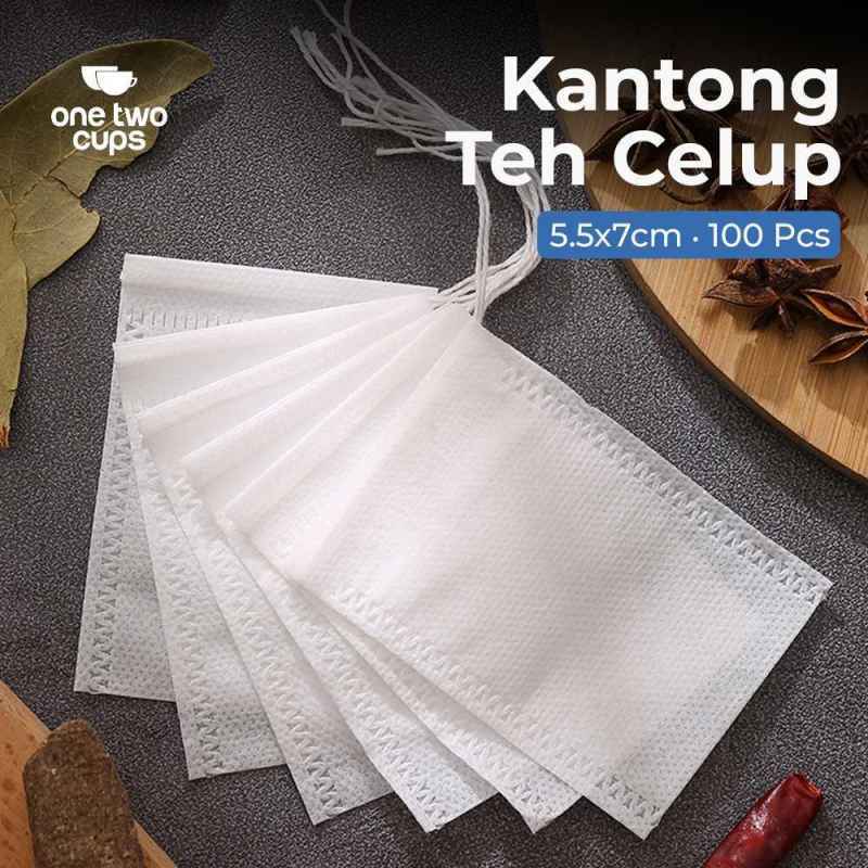Jual Kantong Teh Celup Kosong Teabag Non Woven 5.5x7cm 100 Pcs T110 ...