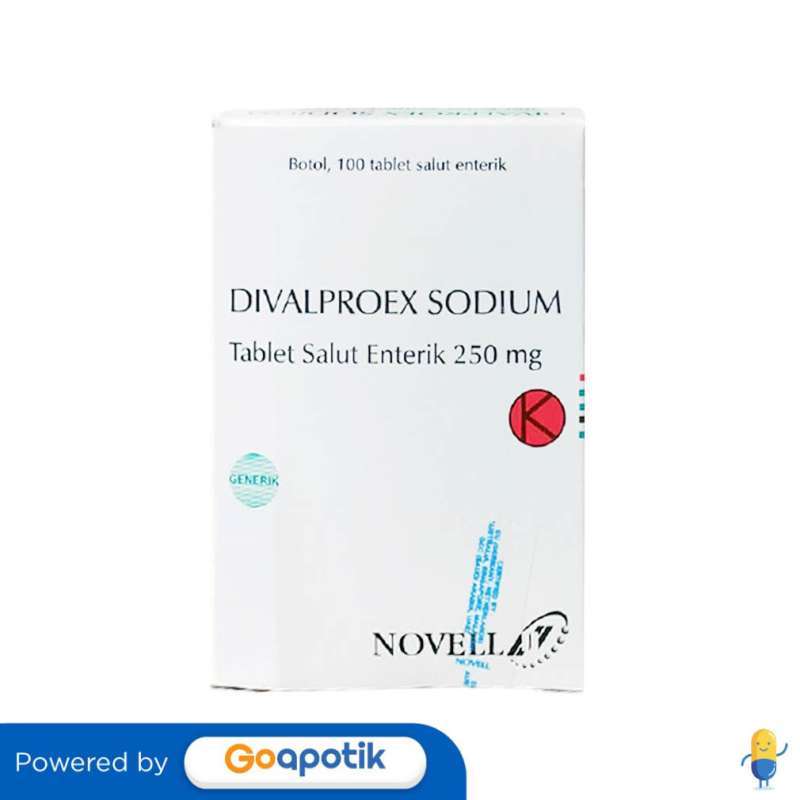 Jual Divalproex Sodium Novell 250 Mg Botol 100 Tablet Di Seller Apotek ...