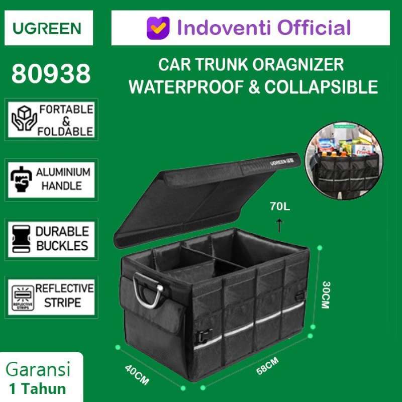 Promo Ugreen Storage Box Organizer Kotak Penyimpanan Bagasi Mobil 70l-80938 New Diskon 21% Di ...