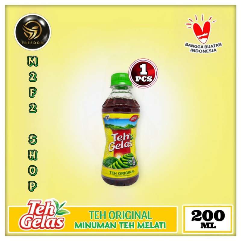 Promo Teh Gelas Original Tea Botol Plastik Pet - 200 Ml (kemasan Satuan ...