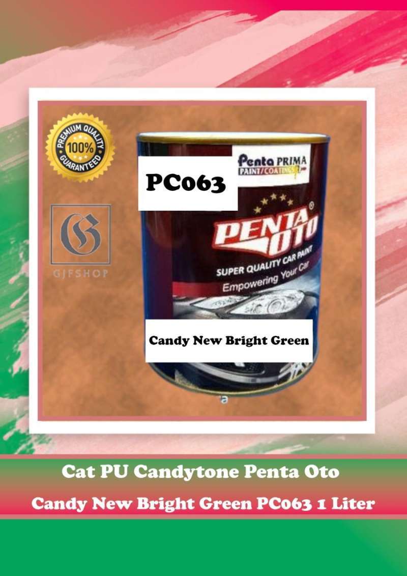 Jual Cat Pu Candytone Penta Oto Candy New Bright Green Pc063 1 Liter Di Seller Gjf Shop ...