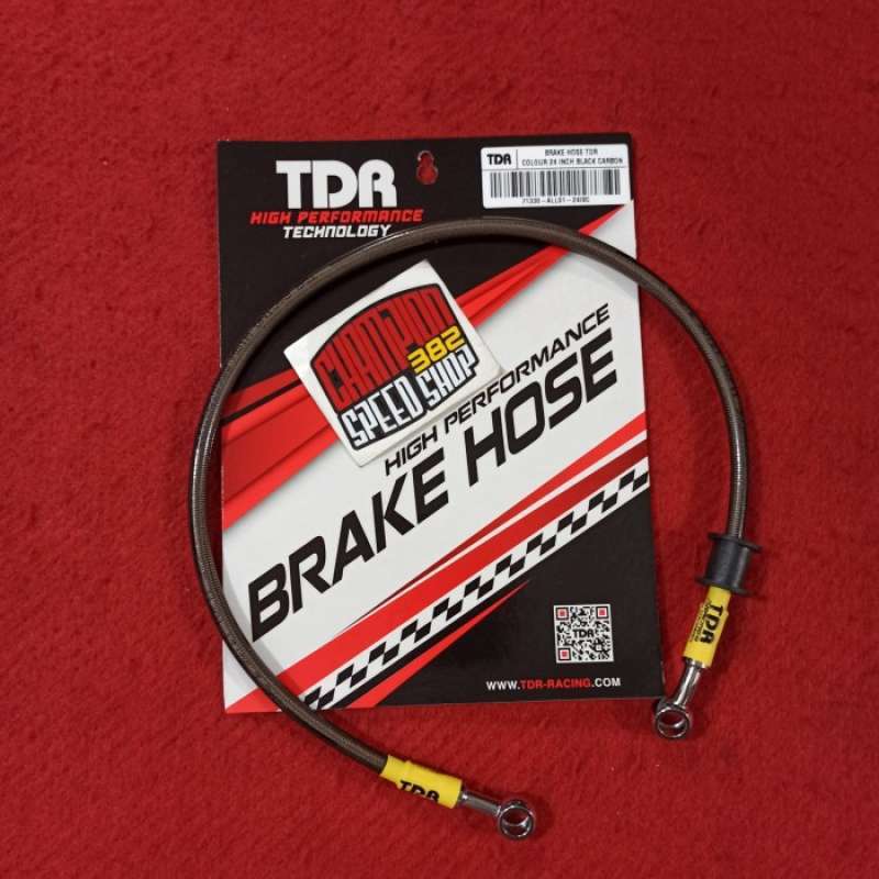 Jual Brake Line Hose Selang Rem Tdr Racing 24inch 24 Inch 60cm Black Carbon Di Seller Regstore ...
