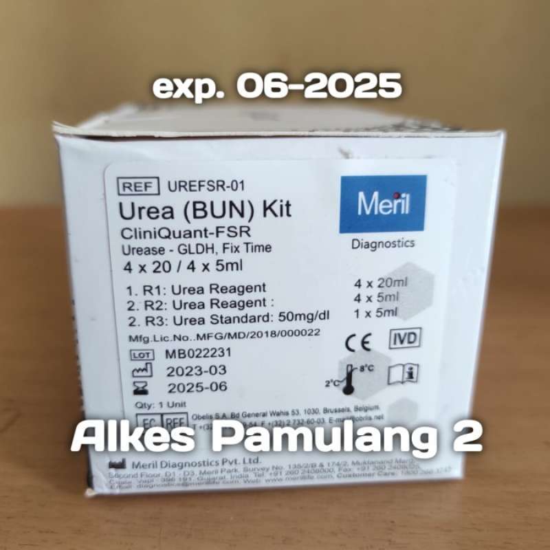 Promo Reagen Urea - Ureum Bun Meril Diagnostics Diskon 23% Di Seller ...