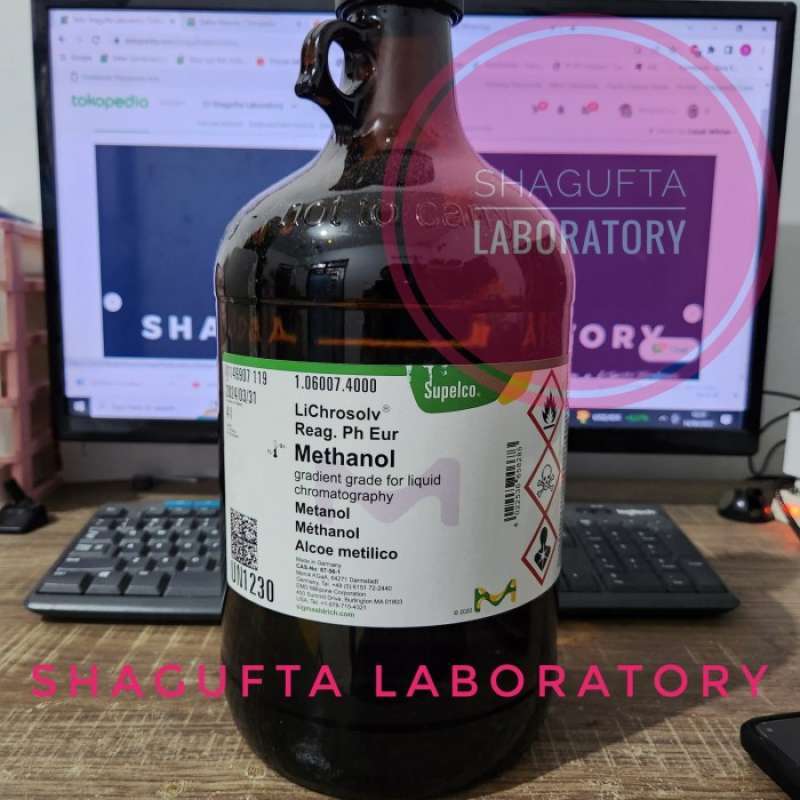 Promo Methanol Hplc 4 Lt M E R C K 106007 / Metanol Hplc Diskon 23% Di ...