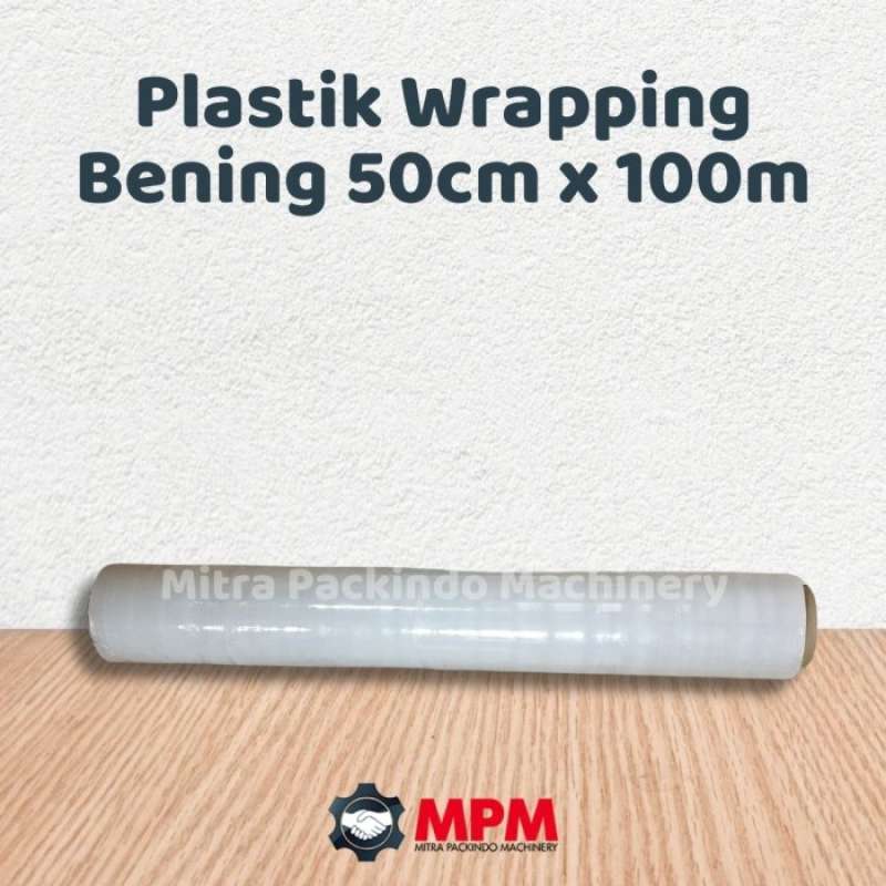 Jual Plastik Wrapping 50cm Strecth Film Wraping Pallet Wrap 50 Cm X 150 ...