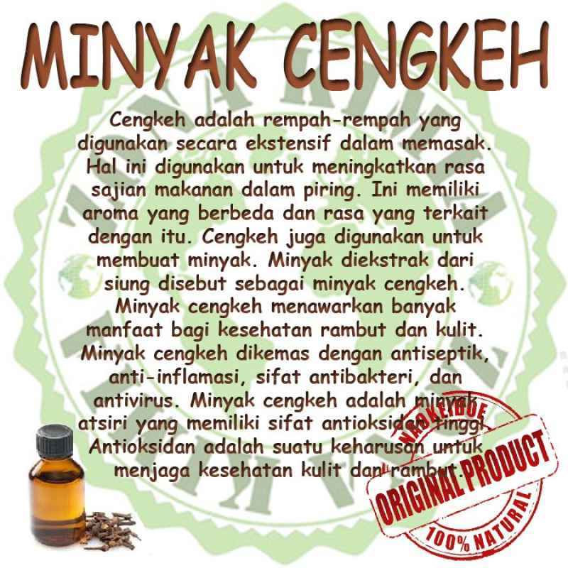 Jual Minyak Cengkeh Clove Oil Murni 100% Essential Oil Minyak Cengkeh ...