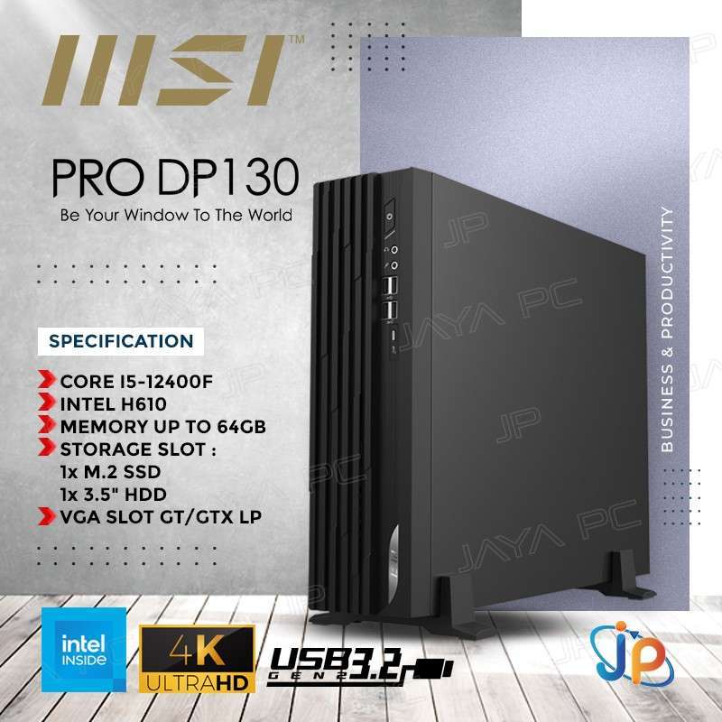 Jual Msi Desktop Pc Pro Dp130 12th Kit Barebone - Intel Core I5 12400f ...