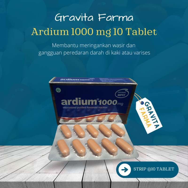 Jual Ardium 1000 mg 10 Tablet di Seller Apotek Gravita Farma ...