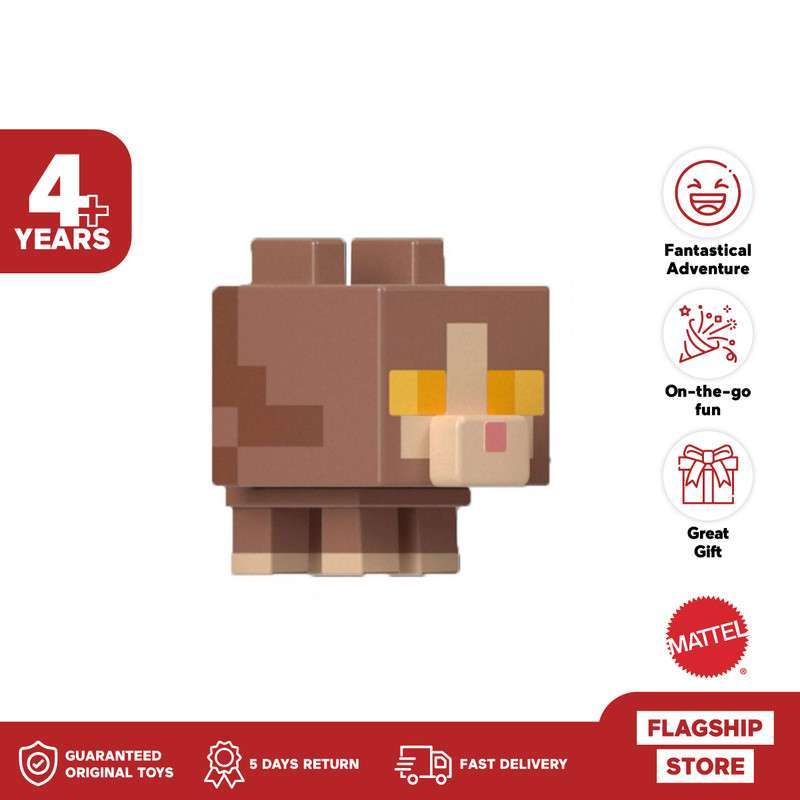 Jual Minecraft MOB Mini Head Gato Callejero - Mainan Action Figure di ...