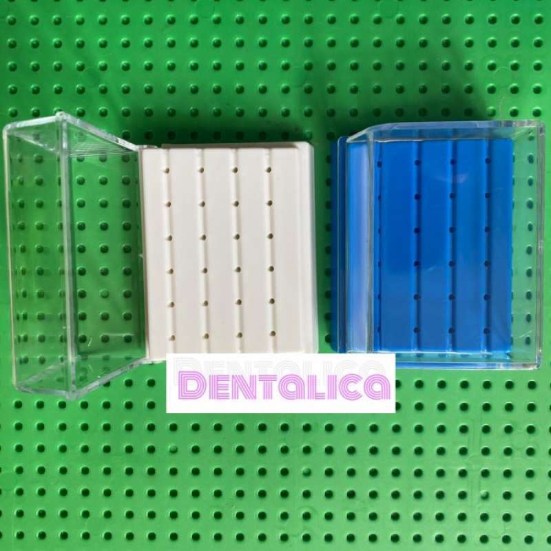 Jual Dental Kotak Bur Holder Tempat Penyimpanan 24 Holes Di Seller ...