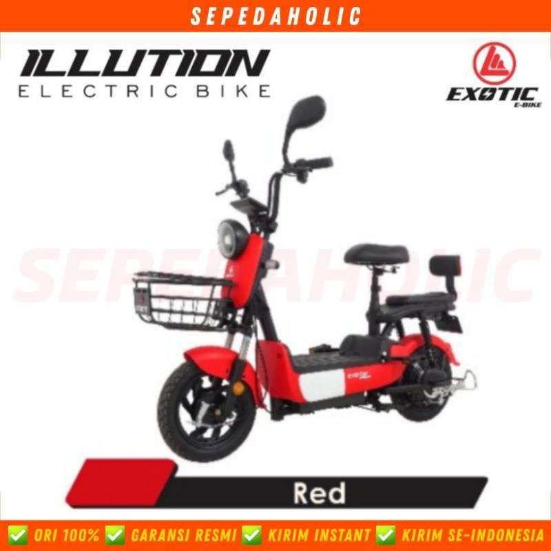 Jual Sepeda Listrik EXOTIC ILLUTION Electric E Bike By Pacific 500 Watt ...