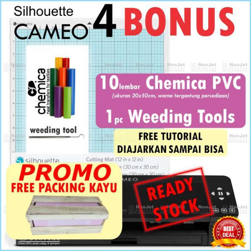 Jual Mesin Cutting Sticker Cameo 4 Hitam Midnight Black Alat Potong ...