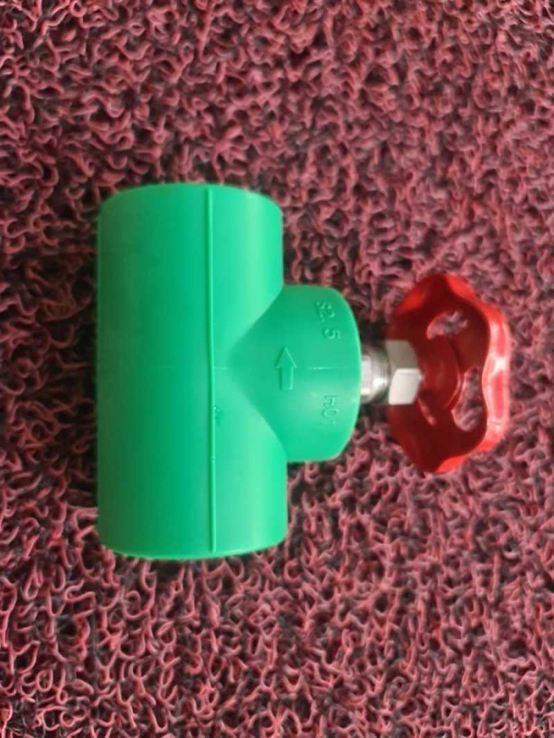 Jual Gate Valve 1 Inch Ppr / Gate Ppr 32 Mm / Fitting Pipa Air Panas Di ...