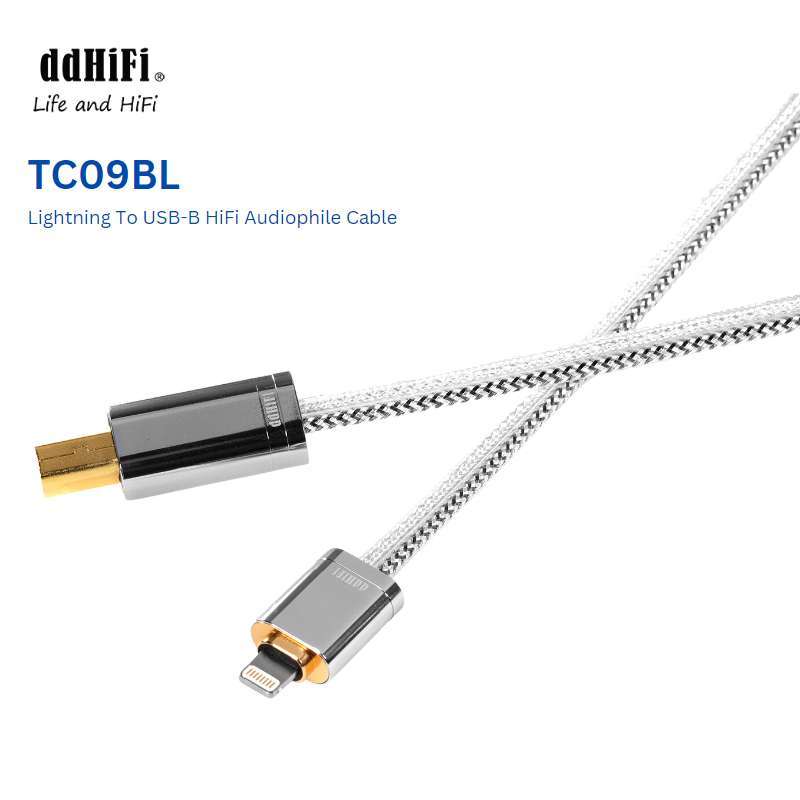 Jual DD ddHiFi TC09BL Lightning To USB-B HiFi Audiophile Cable - 100CM ... Jual DD ddHiFi TC09BL Lightning To USB-B HiFi Audiophile Cable - 100CM ...