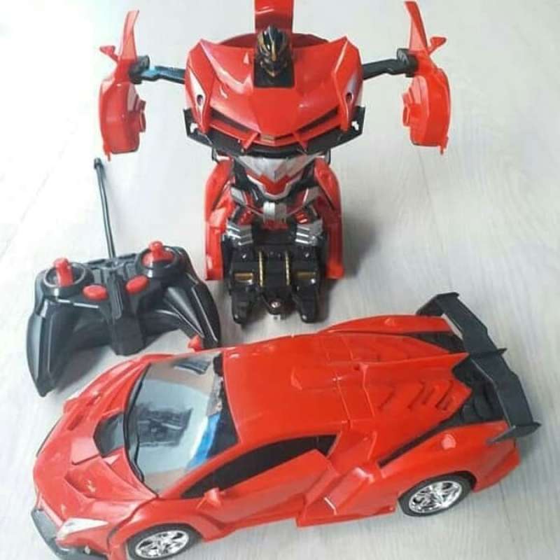 Promo Mainan Mobil Robot Transformer Remote Kontrol The Last Knight ...