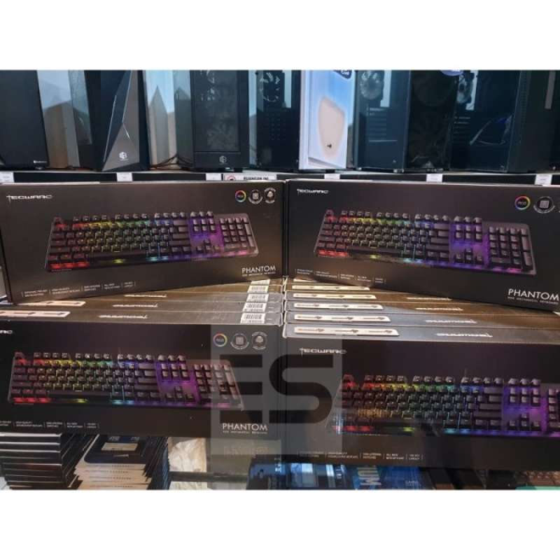 Promo Keyboard Tecware Phantom 104 Rgb Gaming Mechanical - Backlit ...