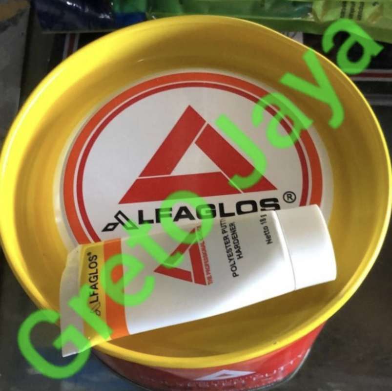 Jual ( 1 Kg ) Dempul AlfaGlos Polyester Mobil Motor Besi Kayu 1kg ...