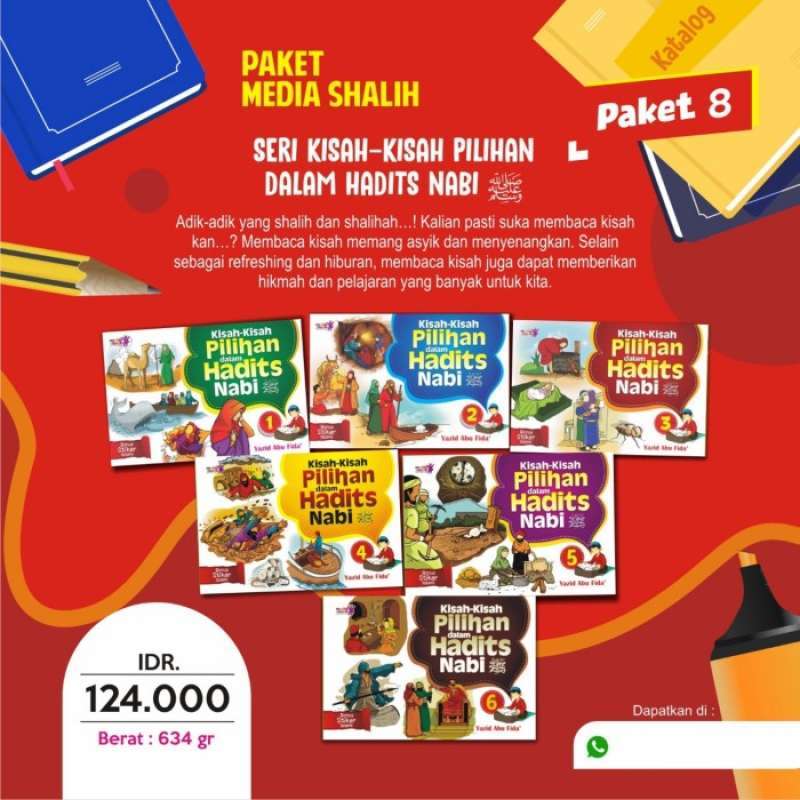 Promo Buku Anak Islami Kisah Pilihan Dalam Hadits Nabi Bonus Stiker Islami Diskon 23% di Seller ...