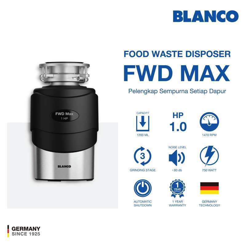 Promo Blanco Food Waste Disposer - Fwd Max Diskon 25% Di Seller Blanco ...