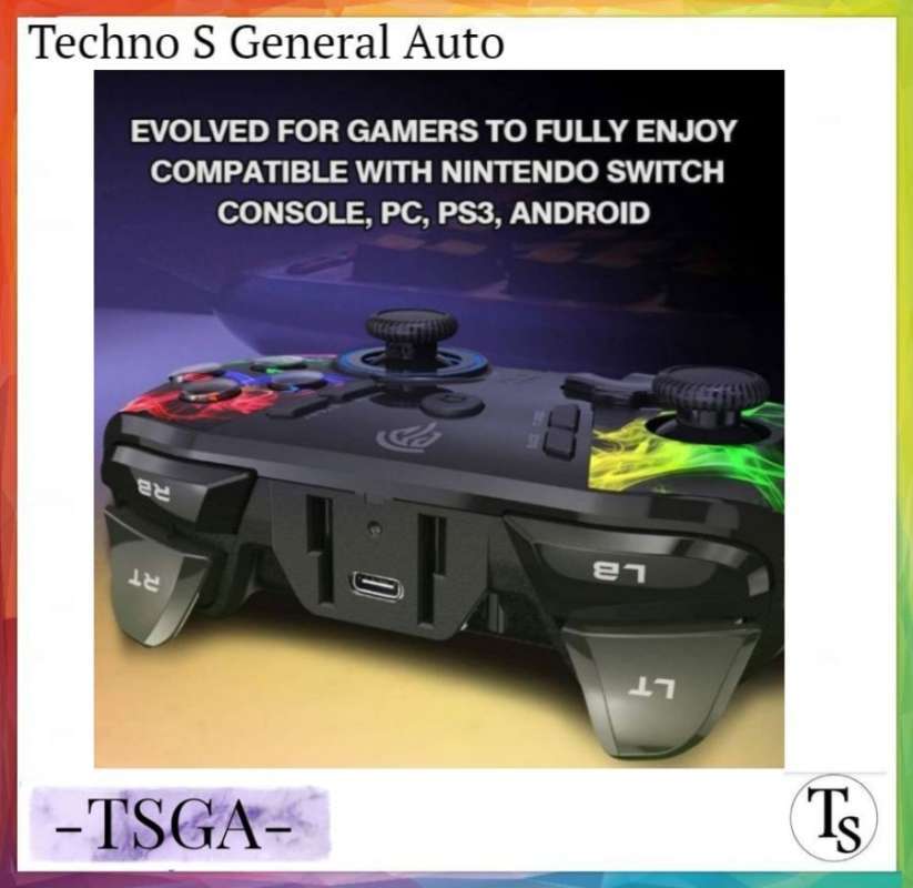 Jual Controller Gaming Dualshock Wireless Nintendo Switch Ps3 Pc ...