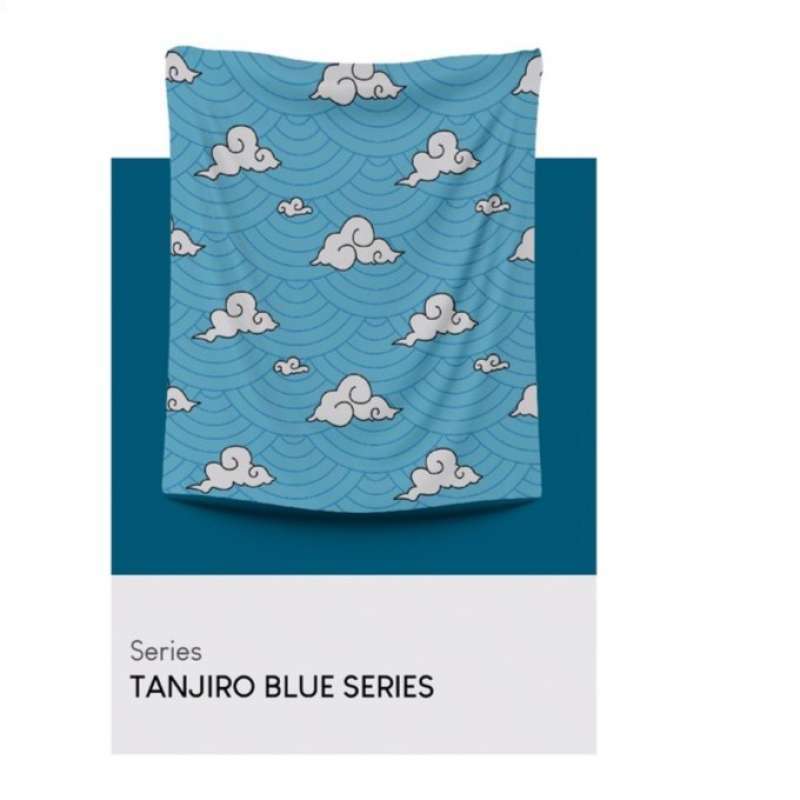 Promo KAIN SARUNG ANIME KIMETSU NO YAIBA DEMON SLAYER TANJIRO BLUE ...