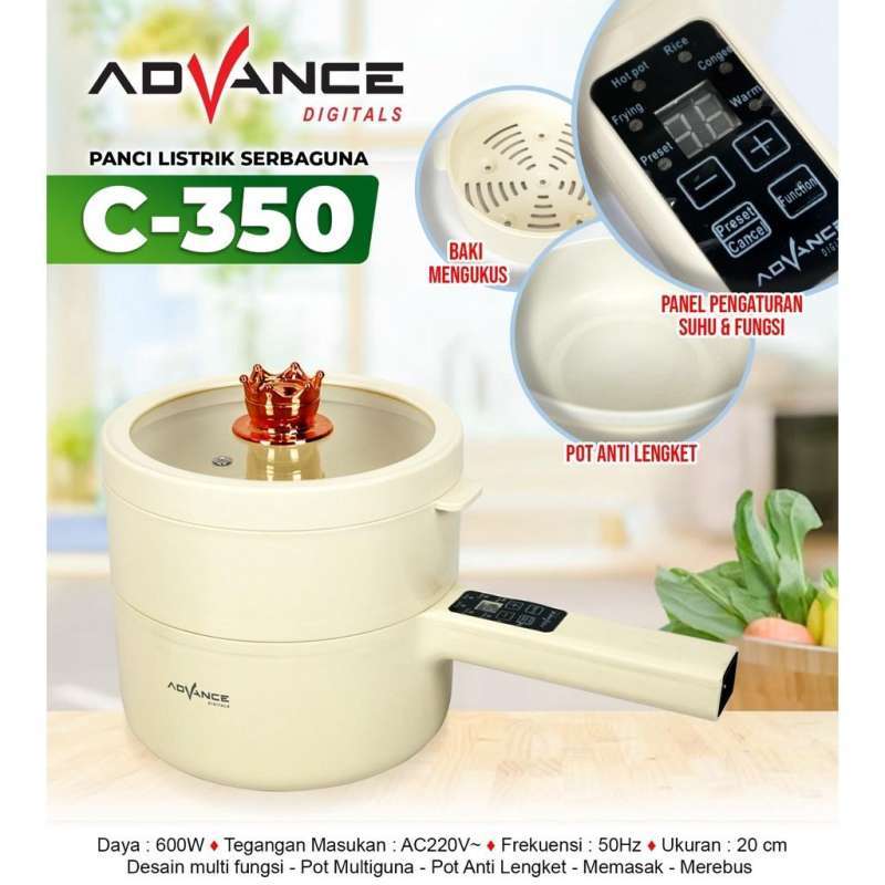 Panci Listrik Advance Garansi Resmi Indonesia 🏷️ Harga Mei 2026