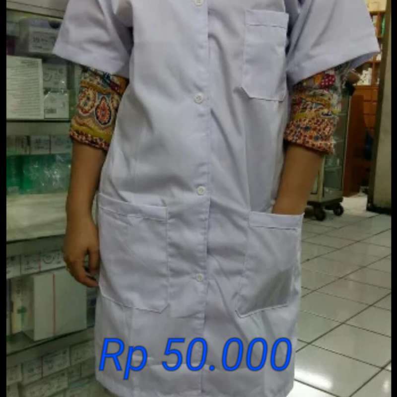 Promo Jas Laboratorium Pendek - Baju Laboratorium Jas Lab Baju ...