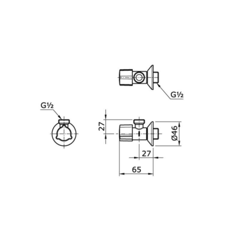 Promo Toto Stop Valve W/o Flexible Hose / Stop Keran Tx277sv1 Diskon 33 ...