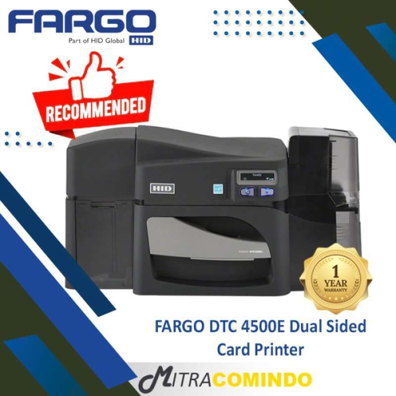 Promo Printer Cetak Id Card 2 Sisi Fargo Dtc 4500 E Dual Side Diskon 23 ...