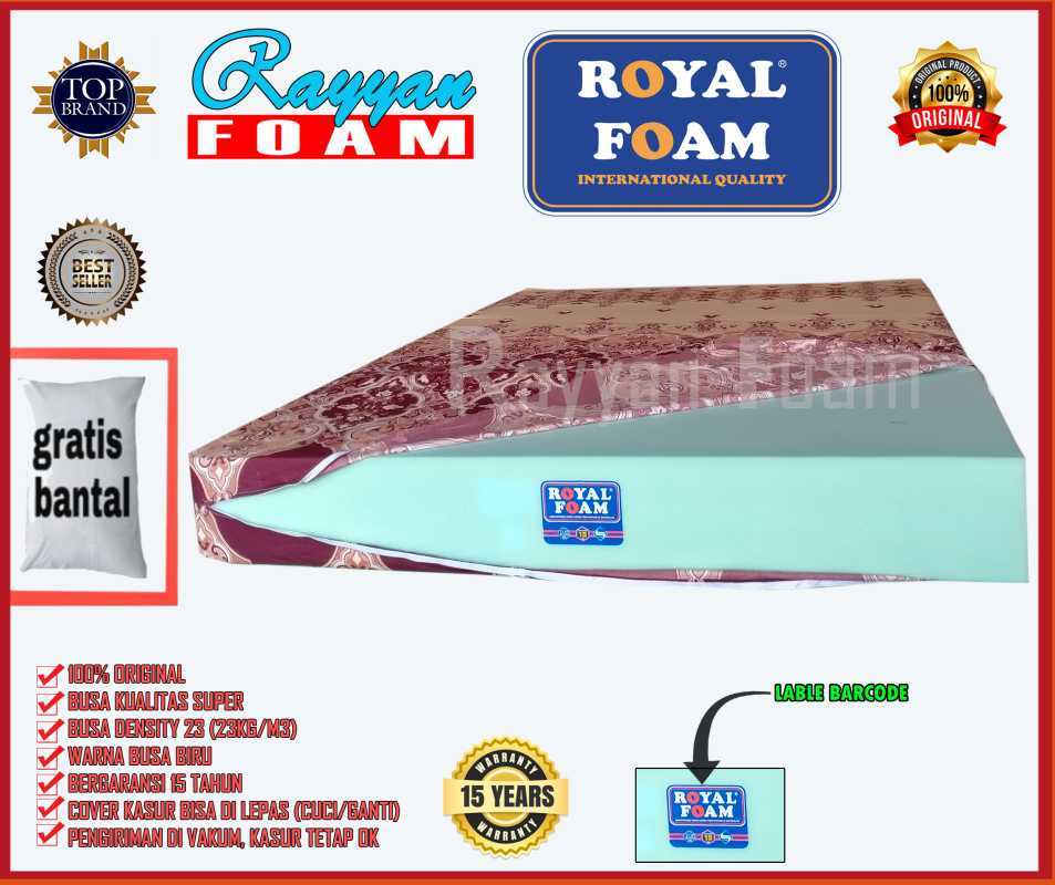 Promo Kasur Busa Royal D23 Semua Ukuran Tebal 20 cm / Kasur Busa Royal Murah D 23 Garansi 15 ...