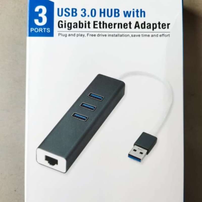 Promo Usb To Lan Hub 3.0 High Quality Diskon 23% Di Seller Urahara ...