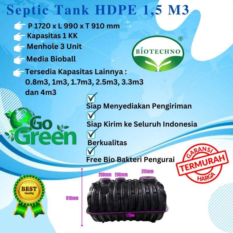 Jual Bio Septic Tank 2000 L Original Murah - Harga Diskon Mei 2024 ...