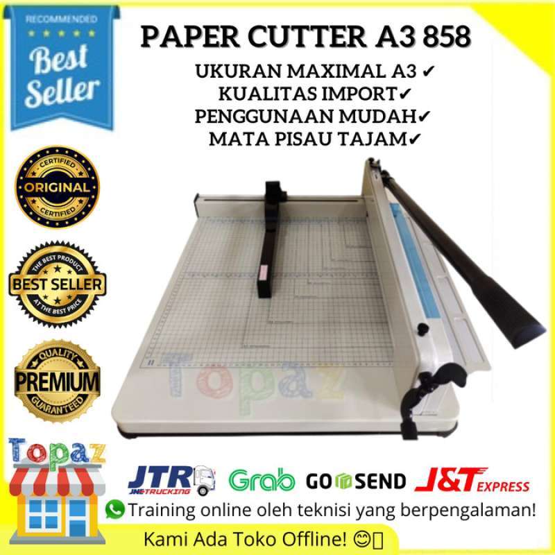Promo Mesin Thick Layer Paper Cutter A3 858 - Alat Pemotong Kertas 1 Rim A3 Diskon 23% Di Seller ...