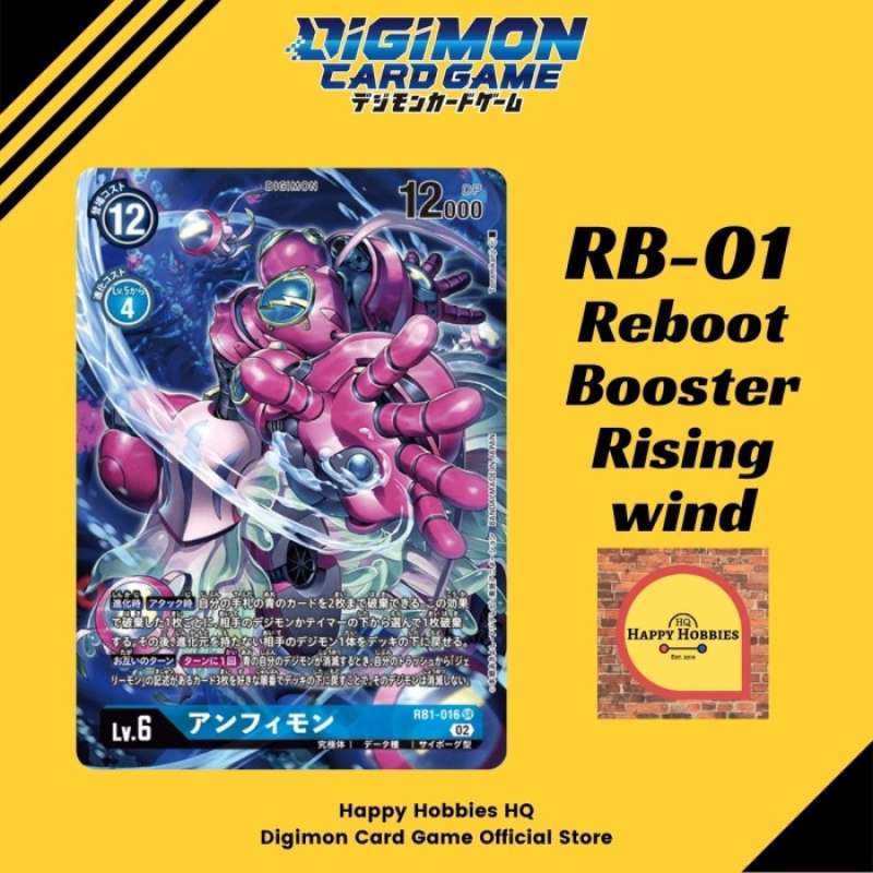 Promo Digimon Card Game RB1-016 Amphimon Paralel SR Diskon 23% di Seller Venomancer store ...