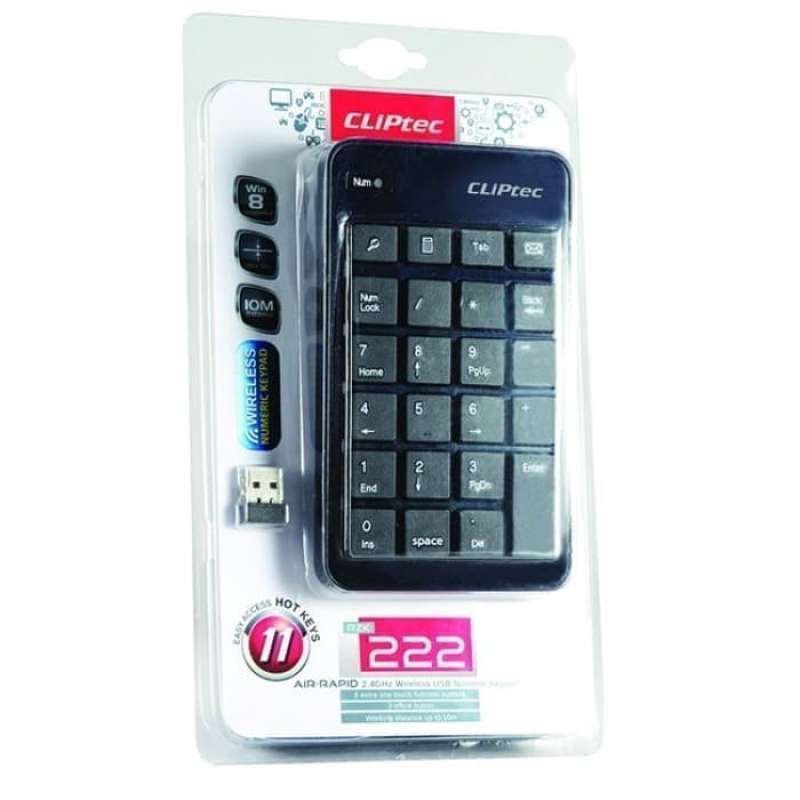 Promo Cliptec Wireless Numpad Numeric Keyboard Numerik Keypad - RZK222 ...