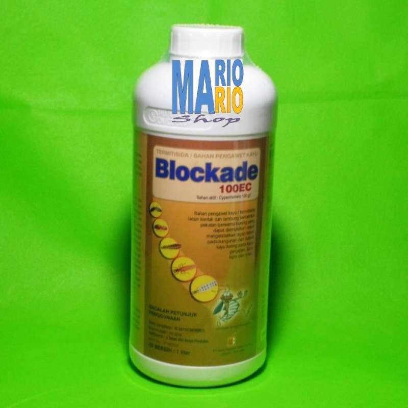 Promo Blockade 100 Ec 1 Liter Anti Rayap Ampuh Cypermethrin Diskon 17% ...