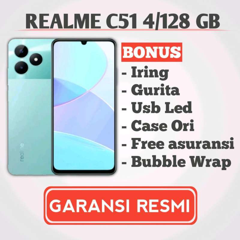Jual Realme C51 4/128 Gb Garansi Resmi Di Seller Gadget_id - Kartini, Kota Jakarta Pusat | Blibli