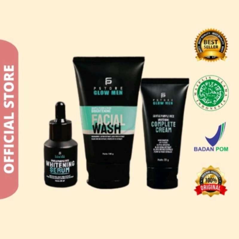Promo Ps Glow For Men 1 Paket Isi 3 Diskon 23% Di Seller Super Self ...