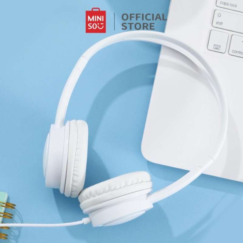 Promo MINISO Headphones with Microphone and Volume Control Folding ...