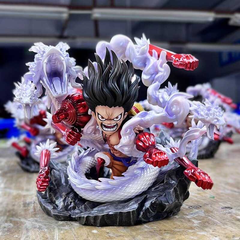 Jual 15cm One Piece Figure WCF Gear 4 Luffy Action Figurine PVC Rubber ...